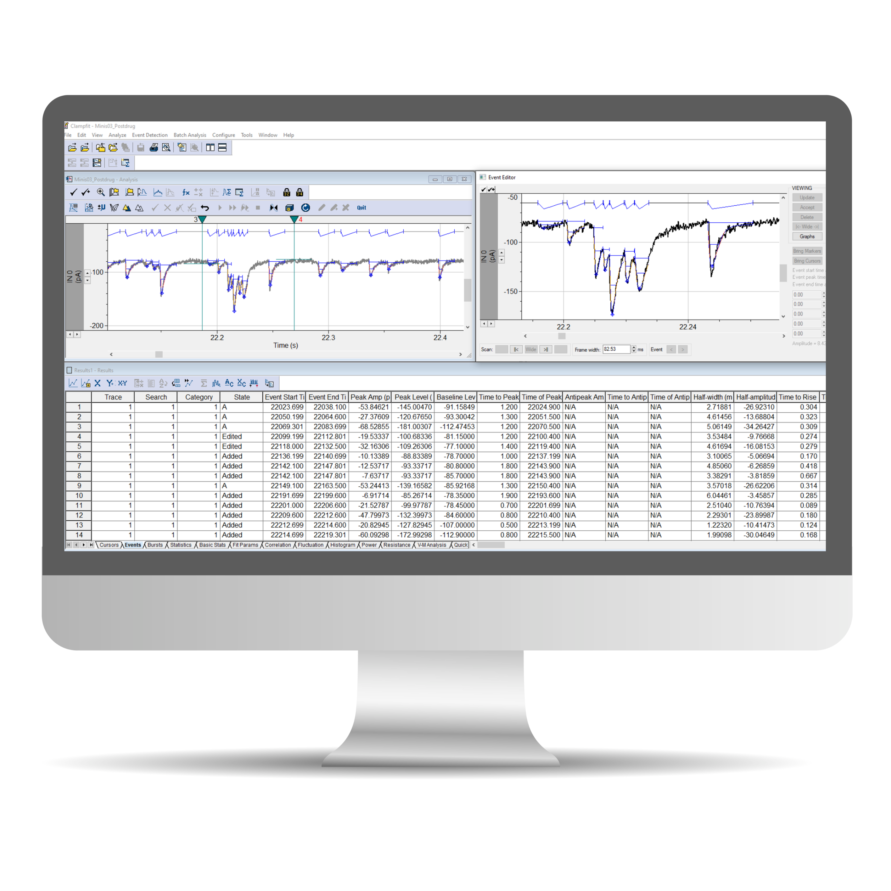 Friendly and versatile patch-clamp analysis with Axon pCLAMP 11